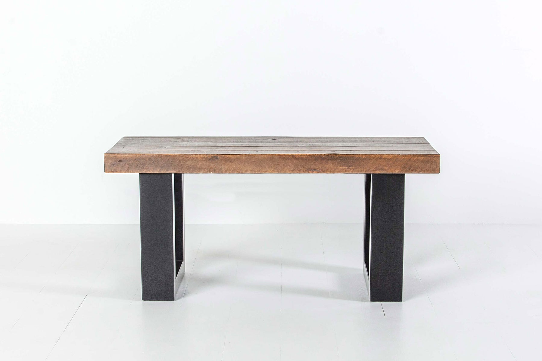 Rustic Solid Wood & Metal Benches – Eat Sleep Live