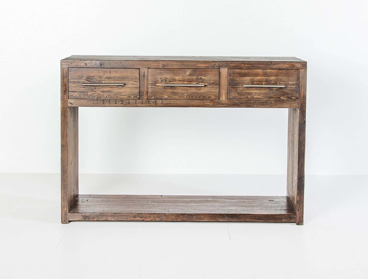 Reclaimed Rustic Wood Branson Console Table – Eat Sleep Live