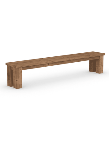 Reclaimed Rustic Wood Hudson Bench – Eat Sleep Live