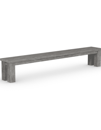 Reclaimed Rustic Wood Hudson Bench – Eat Sleep Live